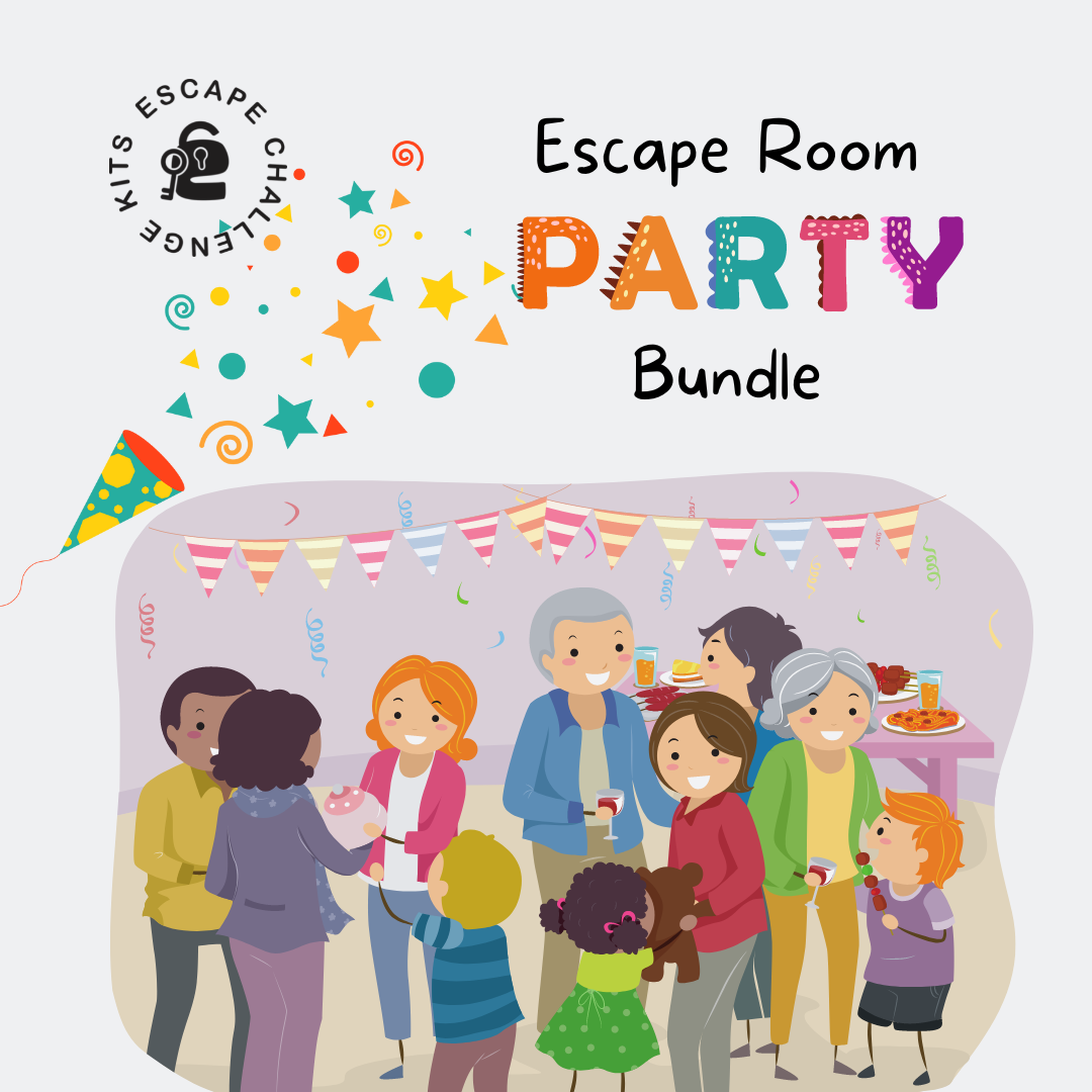 Party Escape room game, Birthday escape room party | Escape Challenge Kits